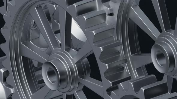 Cogs and Gears Rotating, Motion Graphics | VideoHive