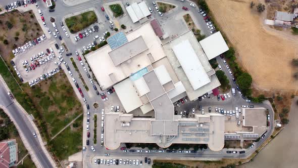 Aerial View of Hospital Facility, Stock Footage | VideoHive