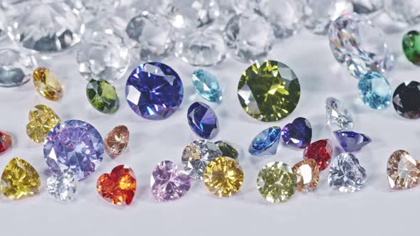 Top View The Color Drops On The White Background by thaisign | VideoHive