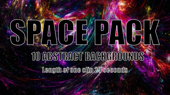 Space Background Pack, Motion Graphics | VideoHive