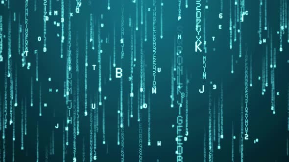 Digital Hacker Matrix Coming 4K, Motion Graphics | VideoHive