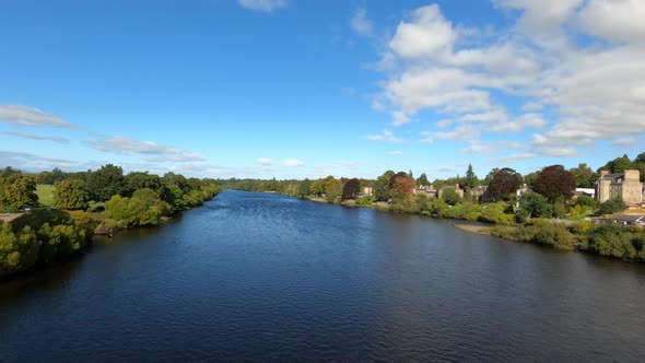 Perth, Scotland, River Tay view, Stock Footage | VideoHive