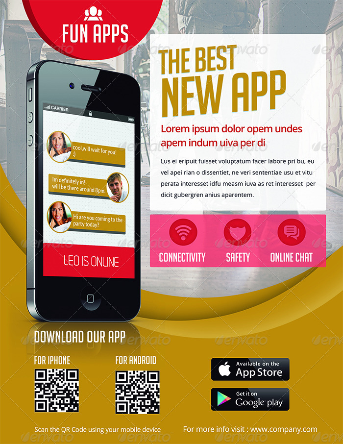 App Flyers / Magazine Ads, Print Templates | GraphicRiver