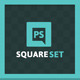"Square" PSD vector UI web set, Web Elements | GraphicRiver