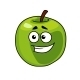Smiling Apple by VectorTradition | GraphicRiver