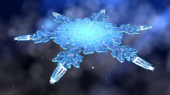 Snowflake Growth Shot 01, Motion Graphics | VideoHive