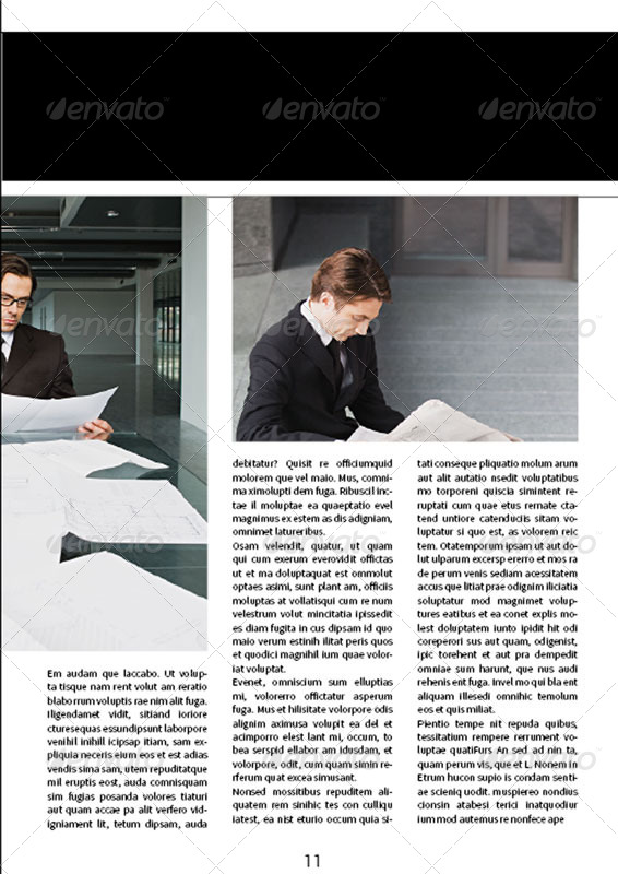 A4 Magazine Template , Print Templates | GraphicRiver