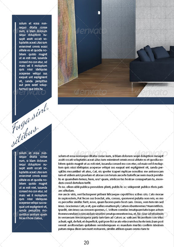 A4 Magazine Template , Print Templates | GraphicRiver