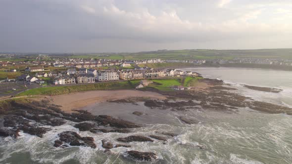 Portballintrae A Coastal Town in Northern Ireland, Stock Footage ...