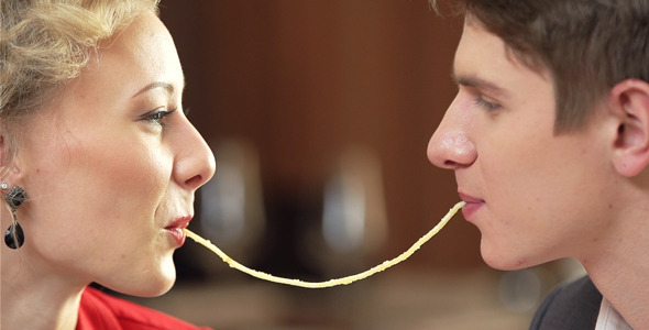 Spaghetti Lovers, Stock Footage | VideoHive