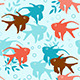 Seamless Pattern with Tropical Fish, Vectors | GraphicRiver
