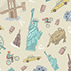 New York Seamless Pattern, Vectors | GraphicRiver