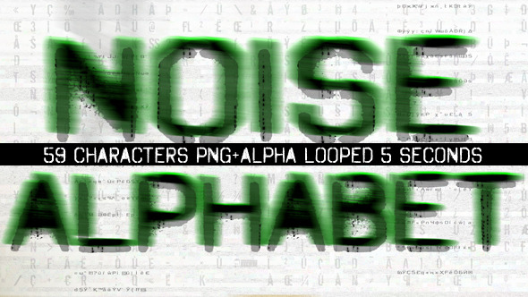 Noise Alphabet, Motion Graphics | VideoHive