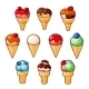 Ice Cream Icon Set, Icons | GraphicRiver