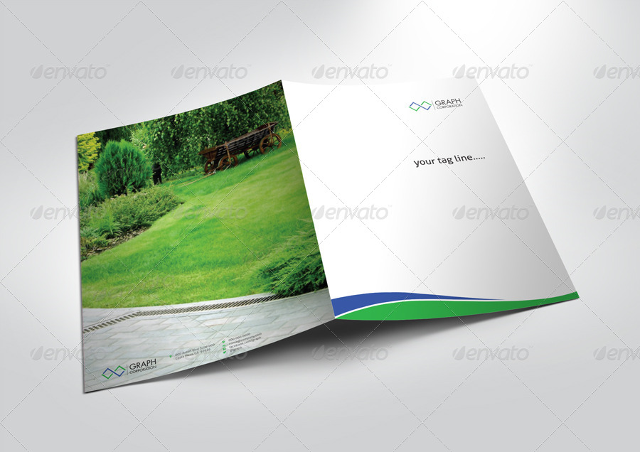 Presentation Folders with Letterheads, Print Templates | GraphicRiver