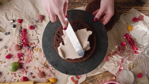 The Process of Making a Cake, Stock Footage | VideoHive