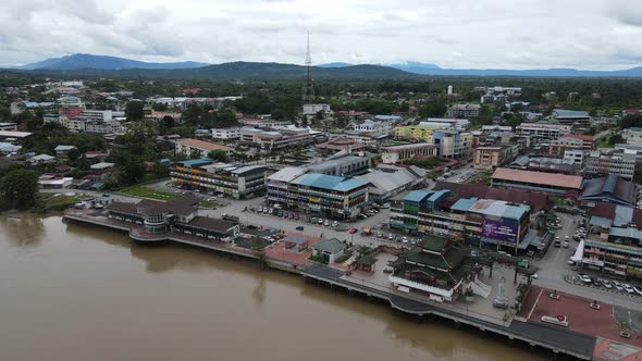 The Towns of Sarawak, Borneo, Malaysia, Stock Footage | VideoHive