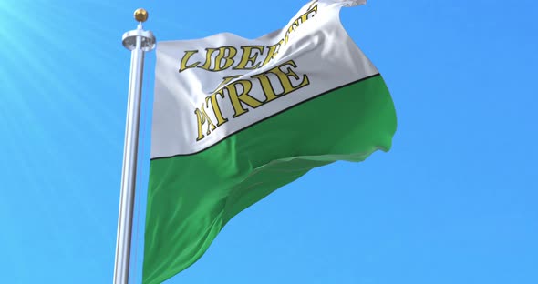 Canton of Vaud Flag, Switzerland, Motion Graphics | VideoHive