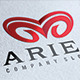 Aries Logo by LayerSky | GraphicRiver