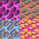 Four Seamless Isometric Car Patterns, Vectors | GraphicRiver