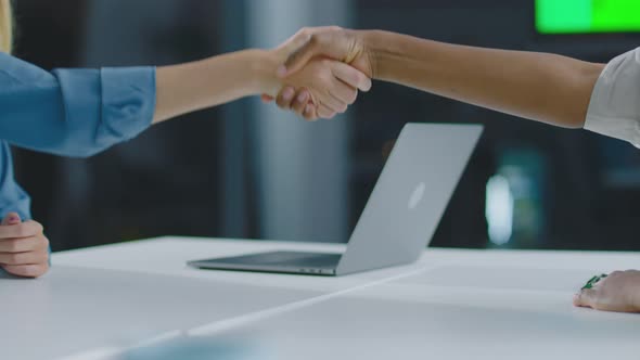 Female hands above office desk, Stock Footage | VideoHive