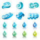 Water Symbols, Vectors | GraphicRiver