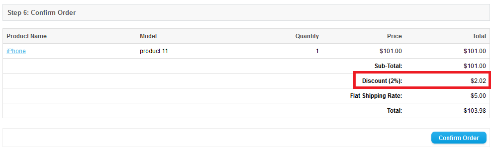 Opencart Discount Module by bigboss555 | CodeCanyon