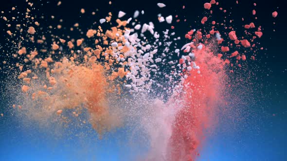 Crushed tablet explosion, Slow Motion, Stock Footage | VideoHive