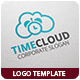 Time Cloud Logo Template, Logo Templates | GraphicRiver