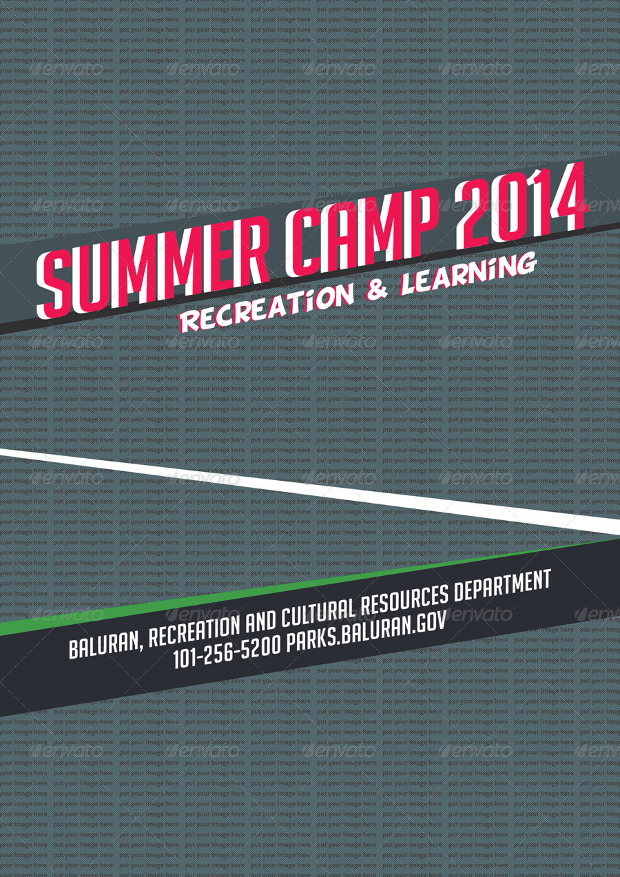 Summer Camps Newsletter, Print Templates | GraphicRiver