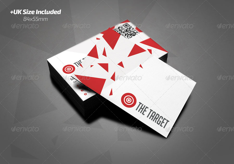 The Target Business Card, Print Templates | GraphicRiver