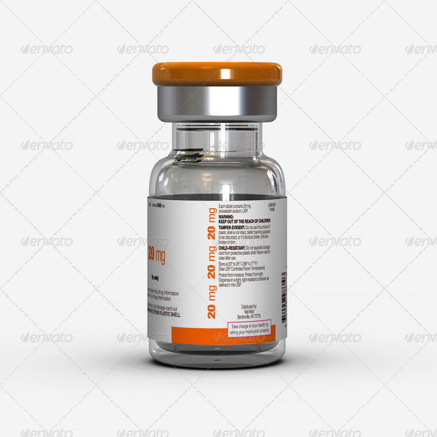 Vial Bottles Mock Up by akropol | GraphicRiver