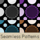 Dark Bubble Dots Pattern Set by mydeas | GraphicRiver