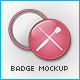 Mirror Button Badge Mockup, Graphics | GraphicRiver