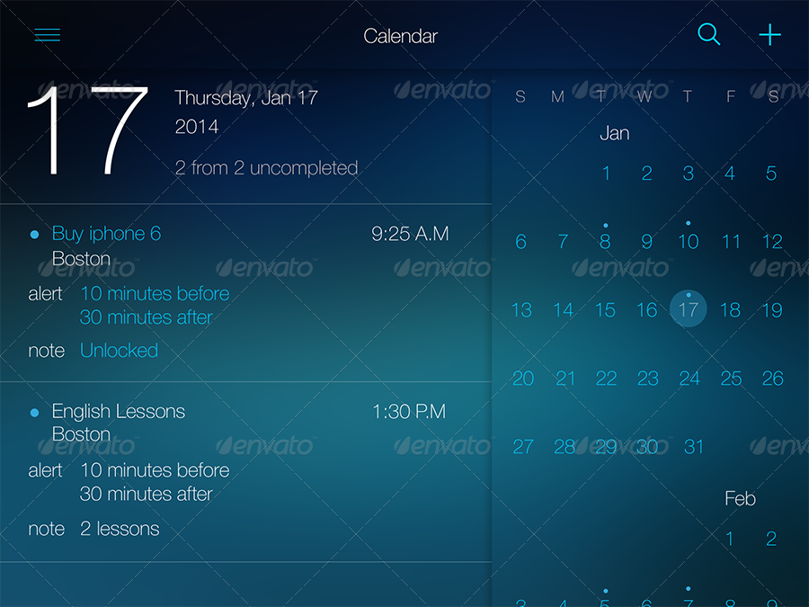 Flat Pad UI Set Vol. 2, Web Elements | GraphicRiver
