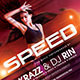 Speed Auto Party Flyer, Print Templates | GraphicRiver