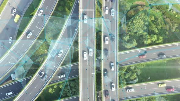 Smart traffic big Data concept, Stock Footage | VideoHive