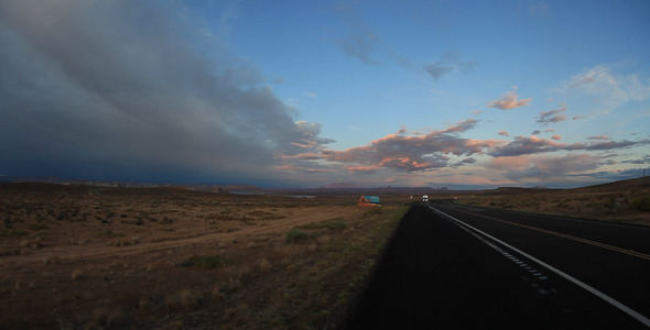 Road with clouds in the background Full HD, Stock Footage | VideoHive