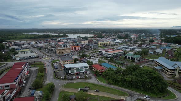 The Towns of Sarawak, Borneo, Malaysia, Stock Footage | VideoHive