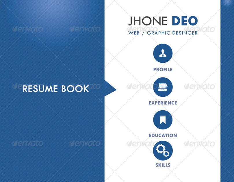 Resume Book, Print Templates | GraphicRiver