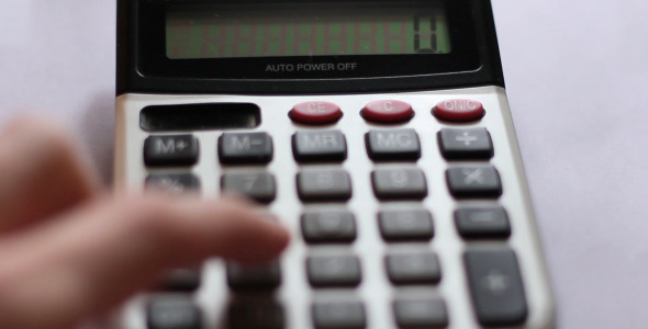 Count On The Calculator 1, Stock Footage | VideoHive