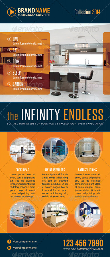 5 in 1 Corporate Multipurpose Banner Bundle 08, Print Templates ...