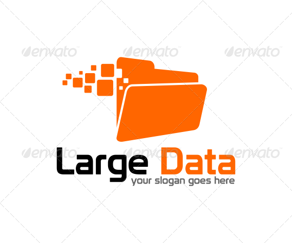 Large Data Logo Template, Logo Templates | GraphicRiver