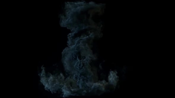 Tornado Or Whirlwind Animation Whirl Twister Isolated On Black ...