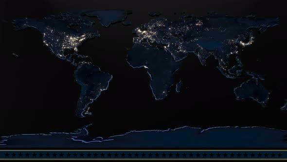 News Backdrop World Map Scene, Motion Graphics | VideoHive