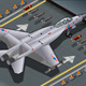 Isometric Fighter Bomber Landed in Rear View, Vectors | GraphicRiver