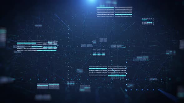 Digital Number Processing Algorithm, Motion Graphics | VideoHive