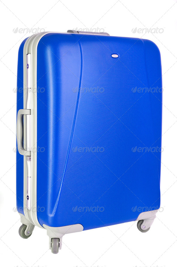 blue suitcase Stock Photo by cookelma | PhotoDune