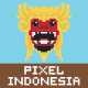 Pixel Art Indonesia, Vectors | GraphicRiver