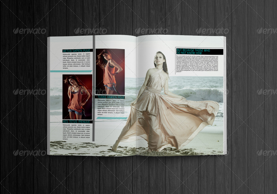 100 Pages Fashion Magazine Issue 4, Print Templates | GraphicRiver